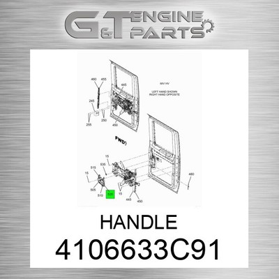 4106633C91 HANDLE fits INTERNATIONAL TRUCK (New OEM) | eBay