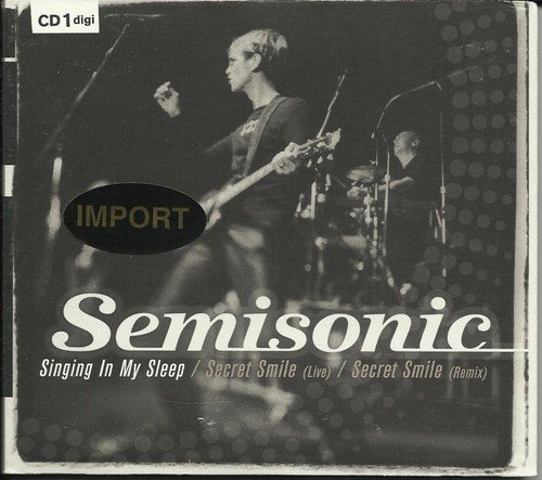 SEMISONIC Singing 2 MIXS & LIVE Europe CD Single Dan Wilson SEALED USA ...
