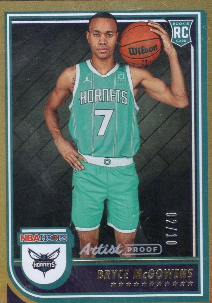 2022-23 Panini NBA Hoops - Rookies Bryce McGowens #276 Artist Proof ...