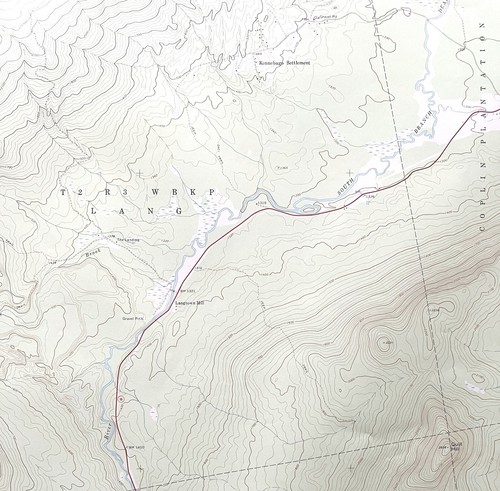 Map Quill Hill Maine 1969 Topographic Geological Survey 1:24000 27 x 22 ...