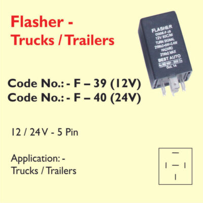 Flasher 24V 4 PIN ISO | eBay Australia