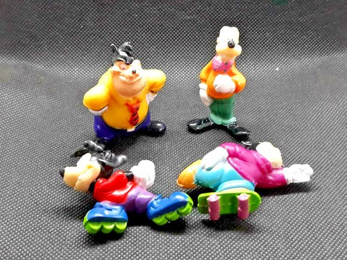 Vtg Lot of 4 1991 Disney Goof Troop PVC Figures Goofy Max Goof Pete Pj ...