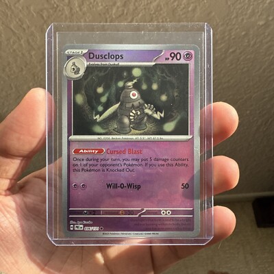 Dusclops Masterball Holo 036/131 Prismatic Evolutions Pokemon TCG NM/M ...
