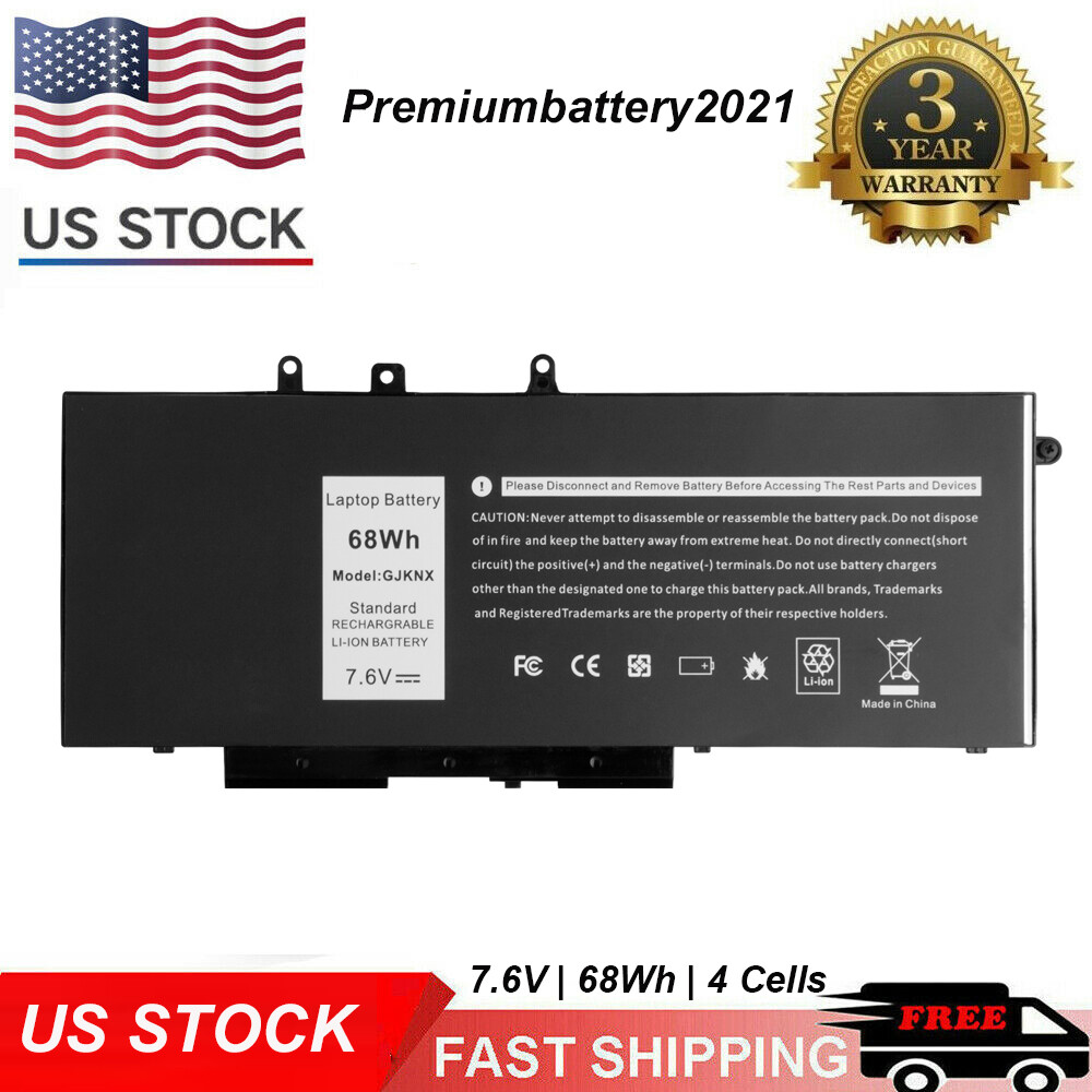 Battery For Dell Precision 3520 3530 Series Latitude 5480 5580 5590 ...
