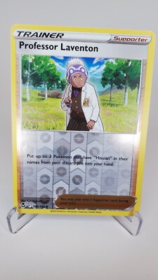 🔥Pokemon PROFESSOR LAVENTON 162/195 - Silver Tempest - Rev Holo - NM/M🔥 ...