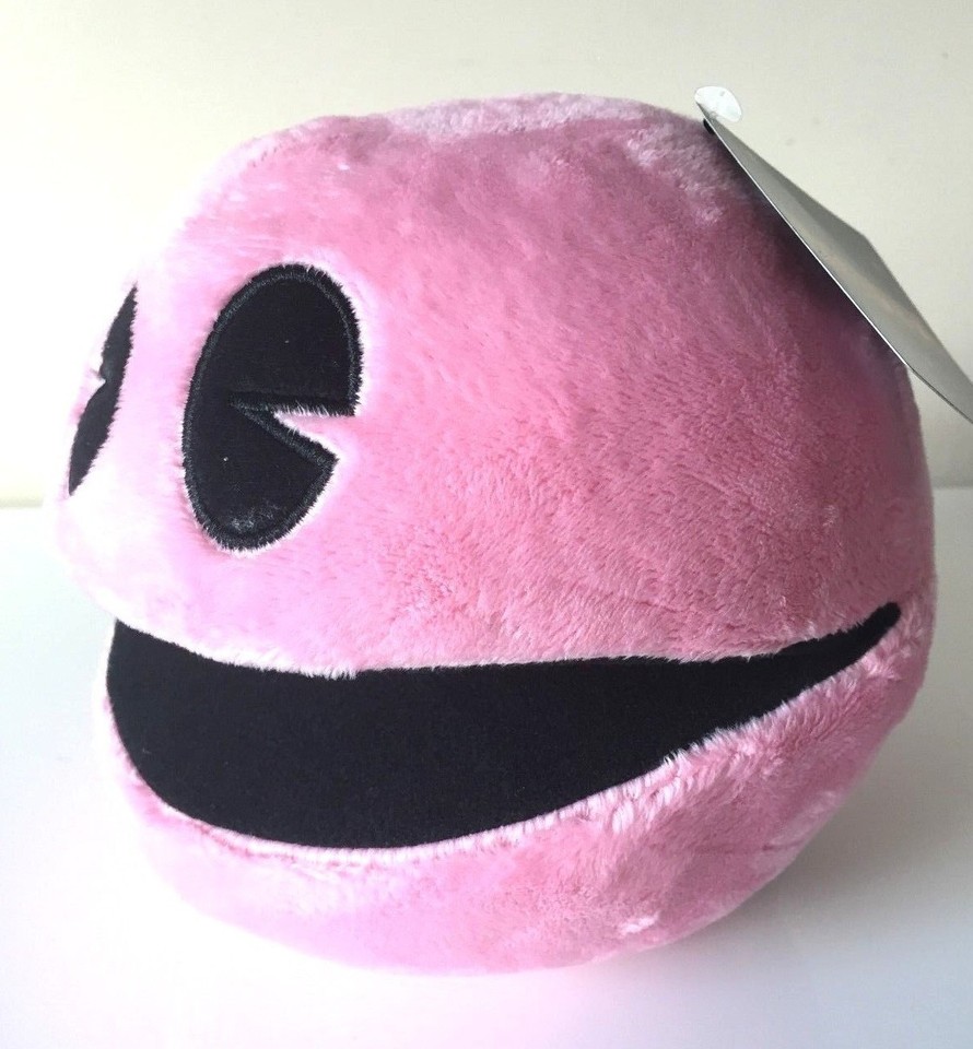 Pac-Man Plush 5 ''.Brand New PINK Pac Man .Soft Stuffed Toy. | eBay