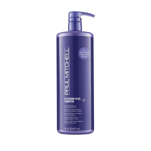 2-Pack Paul Mitchell Platinum Purple Shampoo Blond & Highlight Jumbo 33 ...
