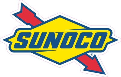 Sunoco Logo Bumper Sticker Window Decal Multiple Sizes | eBay