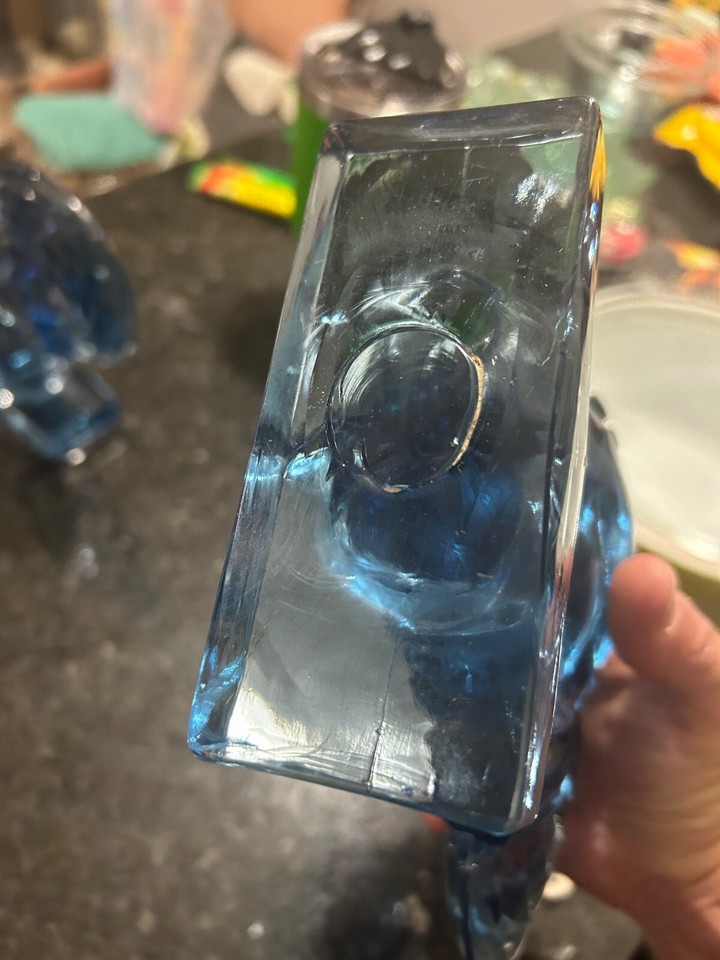 TWO PADEN CITY BLUE BARNYARD ROOSTERS | eBay