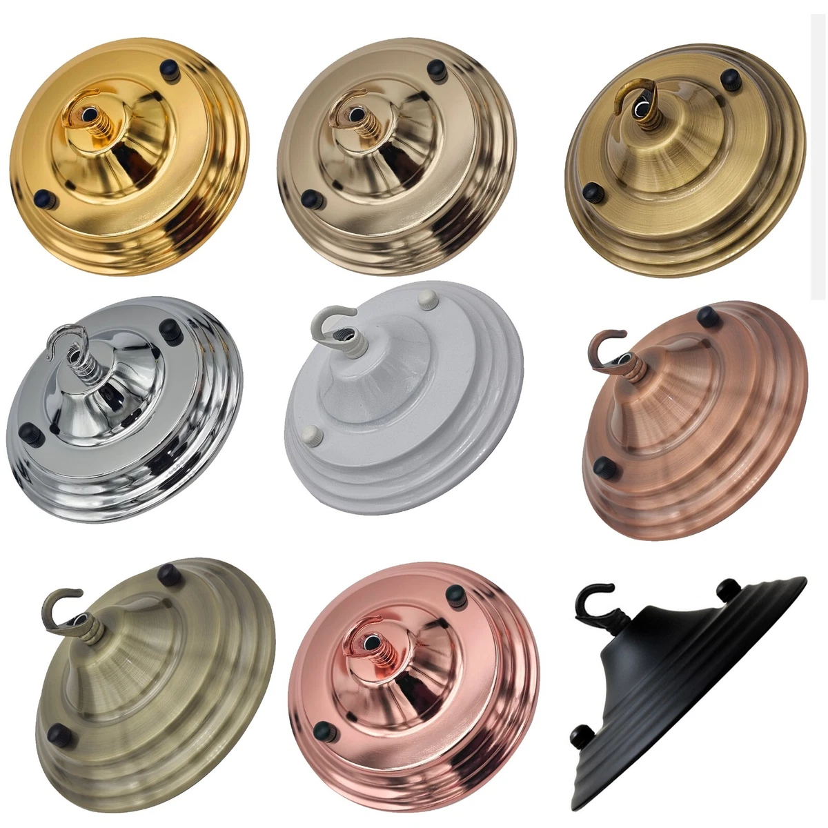Ceiling Rose Hook Plate Holder | Shelly Lighting