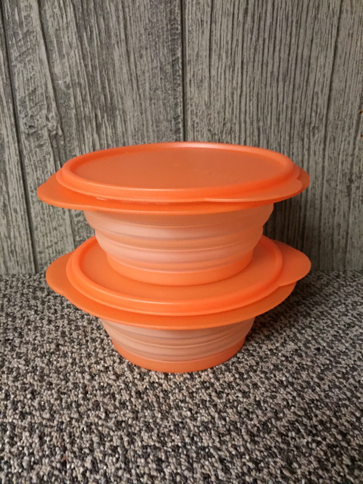 Tupperware Flat Out Container Set Of 2 | eBay