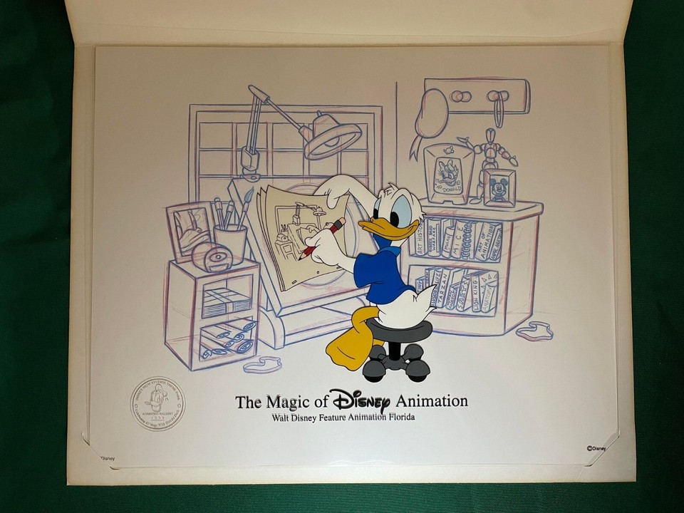 Disney MGM Animation Cel - Celebrating 65 Years With Donald Duck - 1999 ...