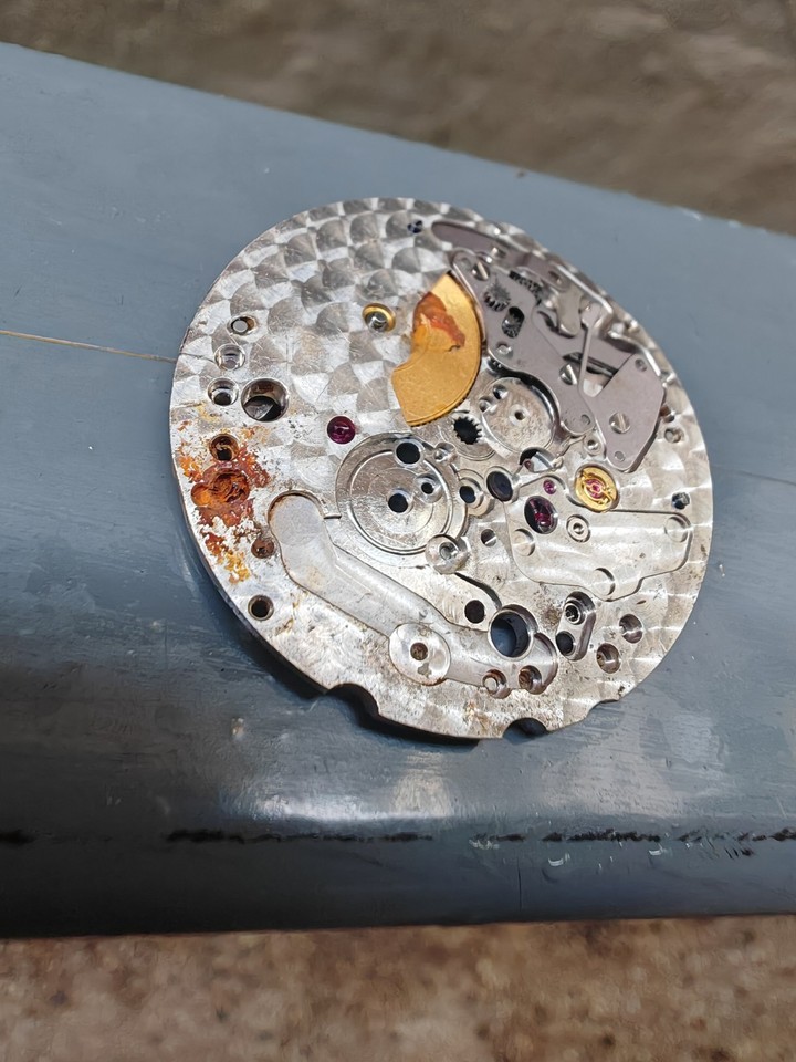 Orig ROLEX CAL 3165 Movement INCOMPLETE NON WORKING FOR PARTS DAMAGED ...