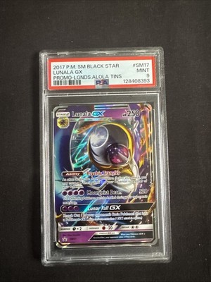 2017 Pokemon Promos Legends Aloha Tins BSP Lunala GX FA #SM17 PSA 9 ...