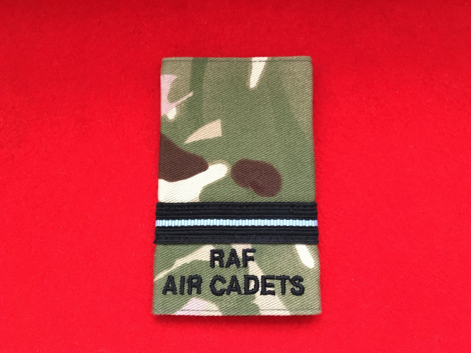 Royal Air Force RAF Air Cadet Officer Multicam Rank Slides ATC Rank ...