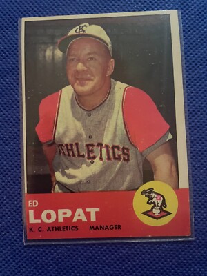 1963 topps # 23 ED LOPAT B | eBay