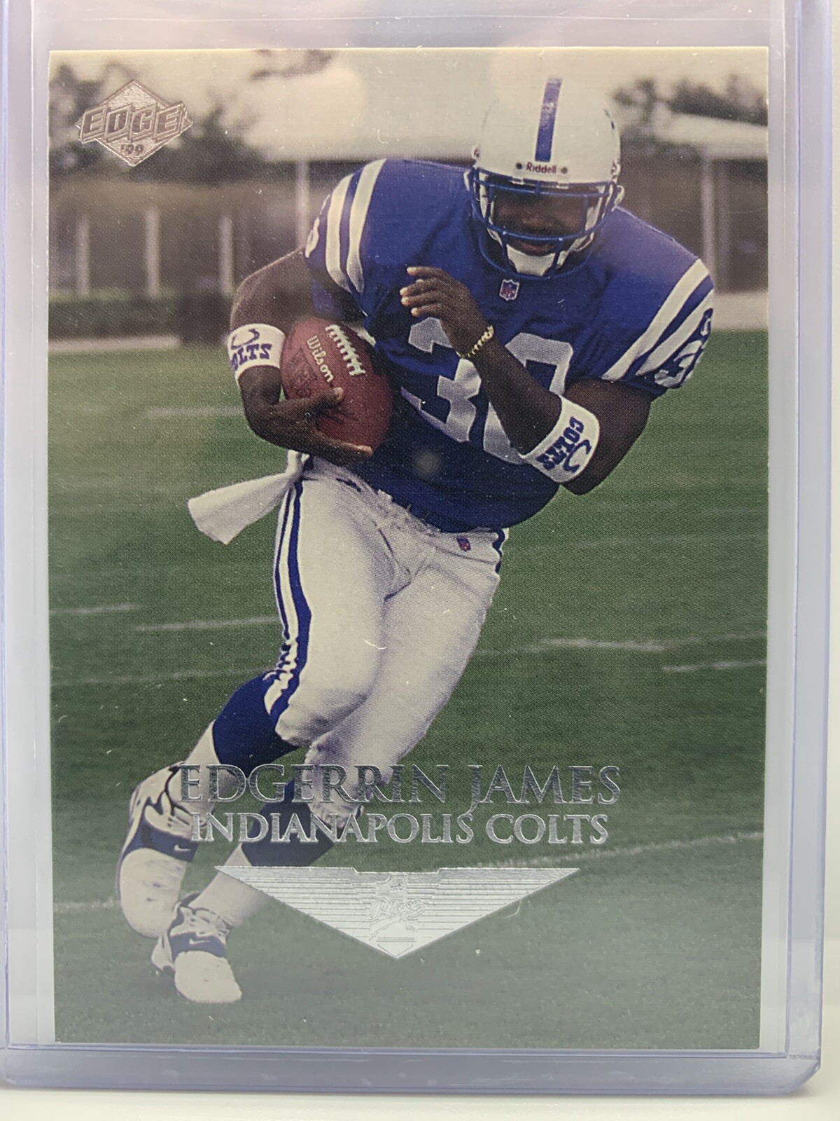 Edgerrin James Colts Rookie Card Lot (6) Bowman Stadium Club Edge Prism ...