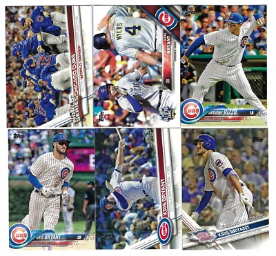 2015-2020 Topps Chicago Cubs Partial Sets (132 Different) 9 Rookies | eBay