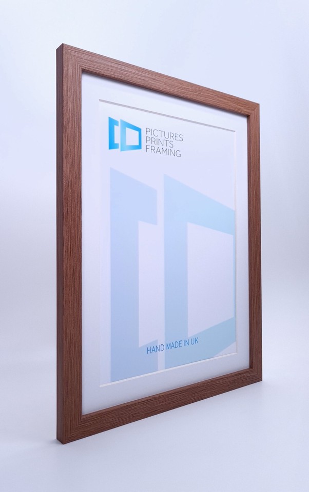 Photo Picture Frame 20mm Black White Oak Walnut 9x9 9x10 9x11-9x20 ...