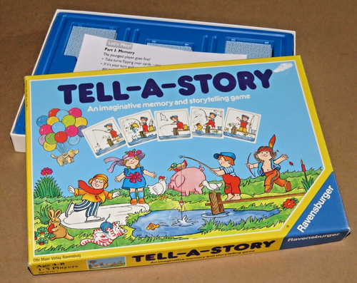 TELL A STORY Memory Storytelling Game ... Vintage 1989 Ravensburger ...