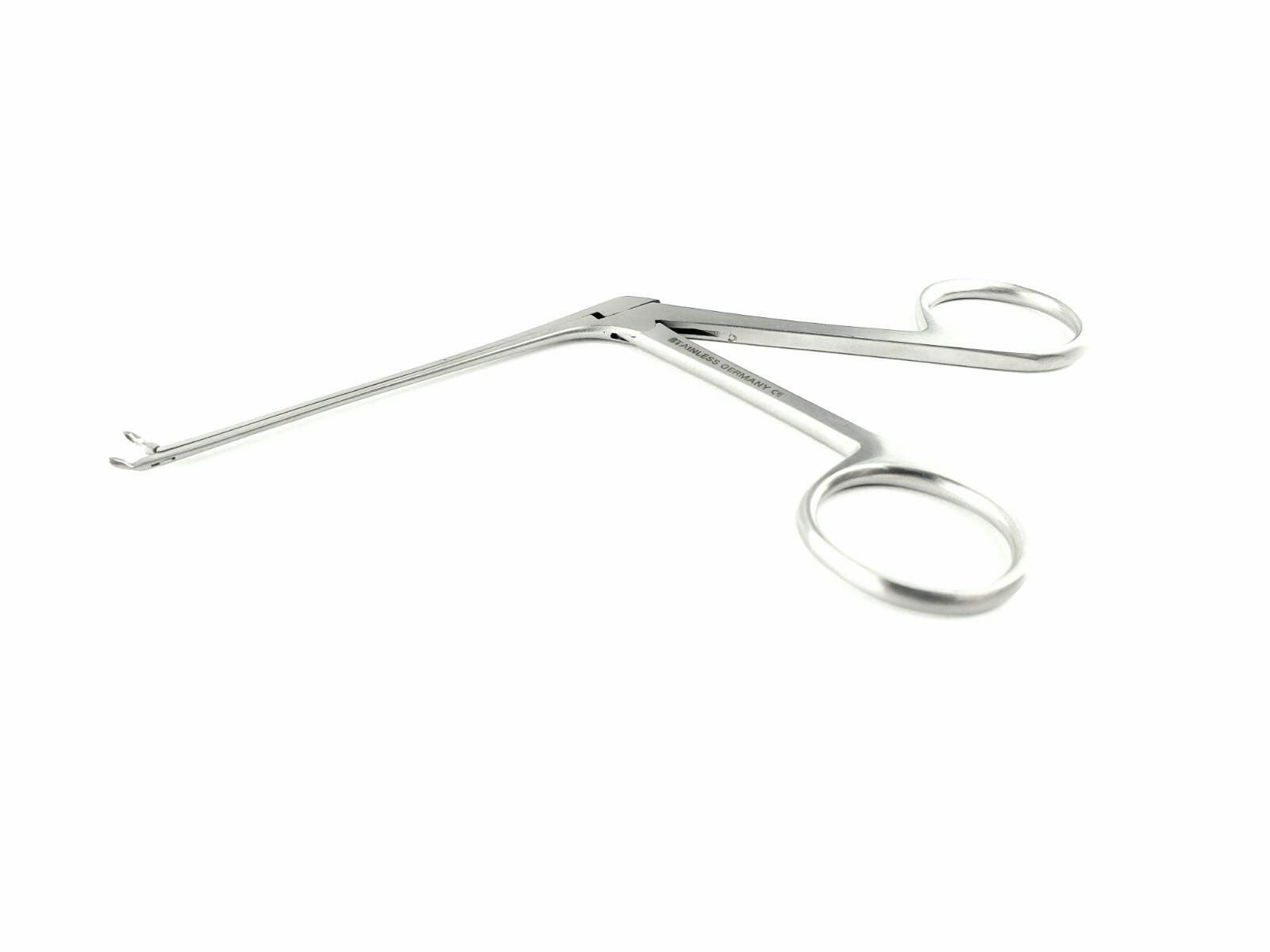 3" Micro Alligator Ear Forceps Delicate Curved Left Non-Ratcheted jaw Ring Handl | eBay