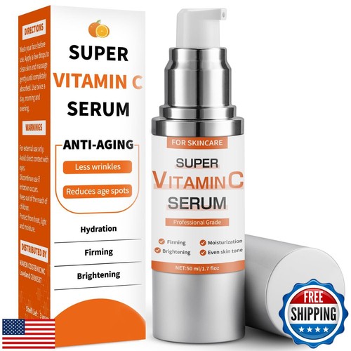 Vitamin C Serum for Face Wrinkle and Age Spots Reduction: All-In-One ...