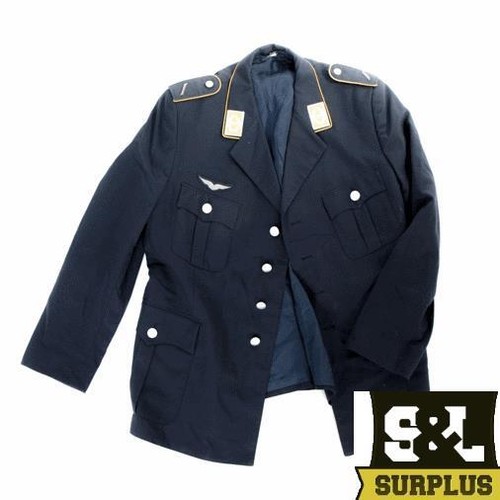 Army surplus uniform jacket of the German airforce luftwaffe in BLUE ...