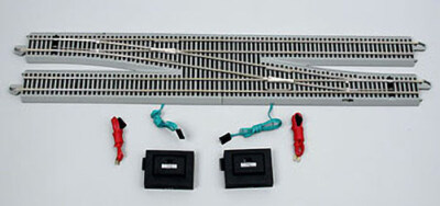 Bachmann #6 Remote Switch Right-Hand w/ 2 Controllers Nickel Silver ...