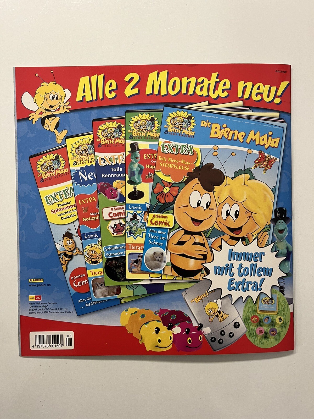 PANINI - DIE BIENE MAJA - KOMPLETT - Album + Sticker - ungeklebt | eBay.de