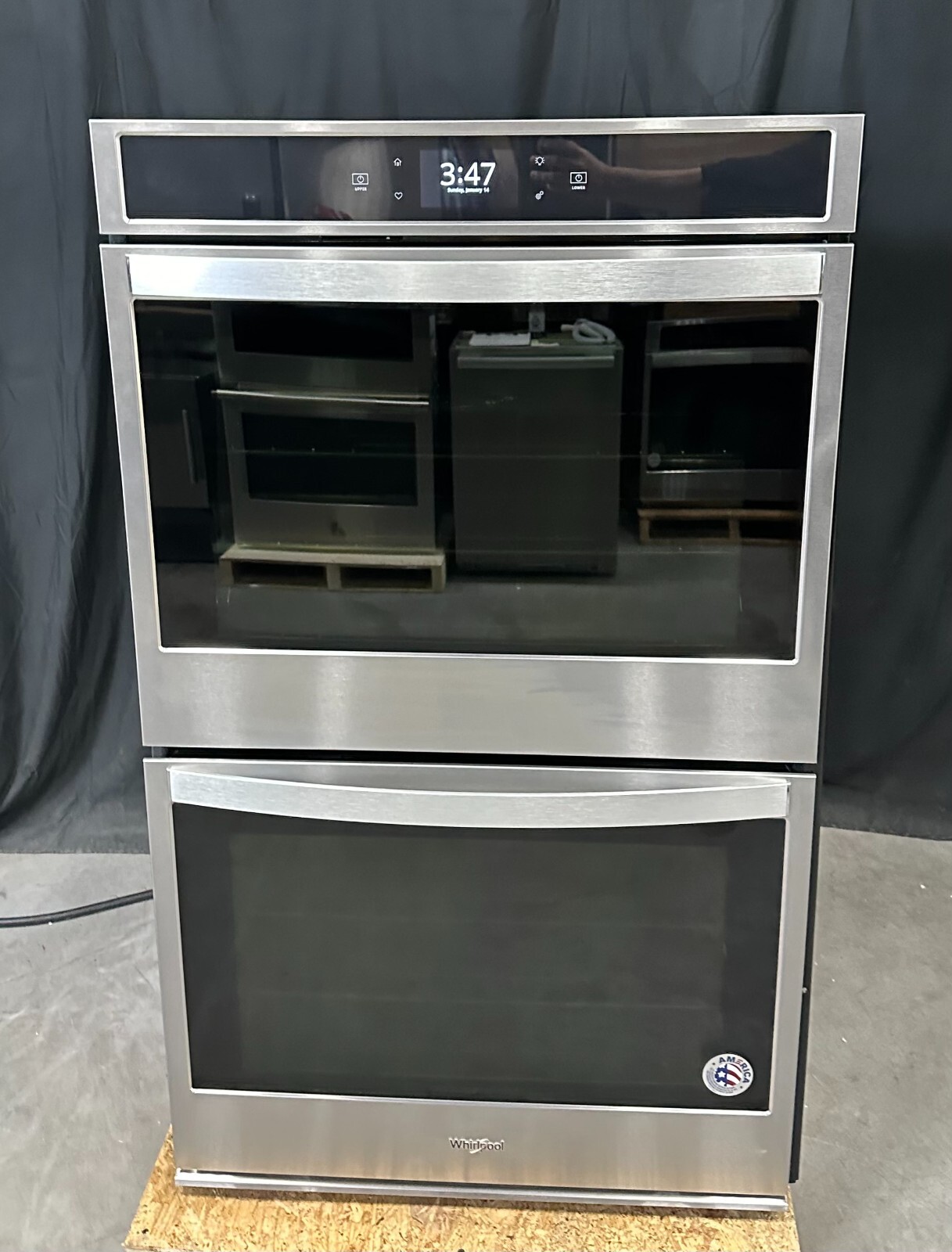 Whirlpool WOD77EC0HS 30" Double Electric Wall Oven, True Convection, SS
