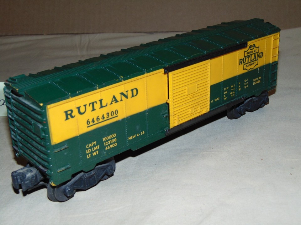 LIONEL 6464-300 RUTLAND BOXCAR #100 | eBay