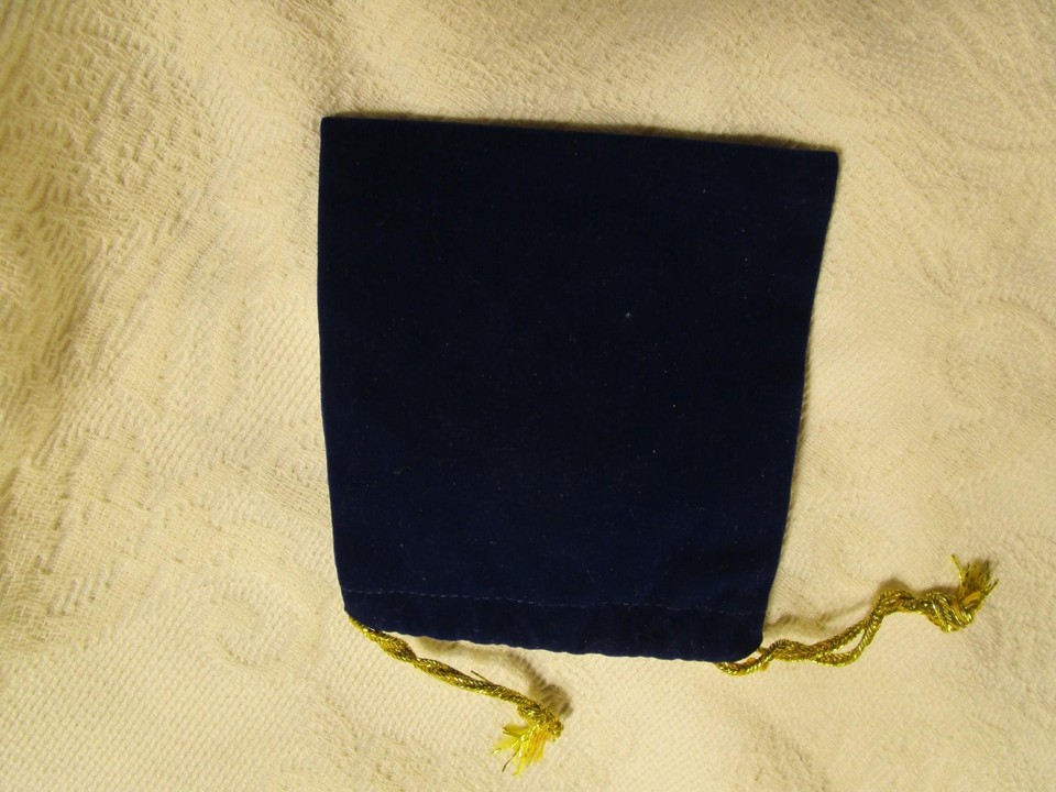 WORLD RESERVE MONETARY EXCHANGE COIN PURSE MONEY BAG 💰 BLUE VELVET- | eBay