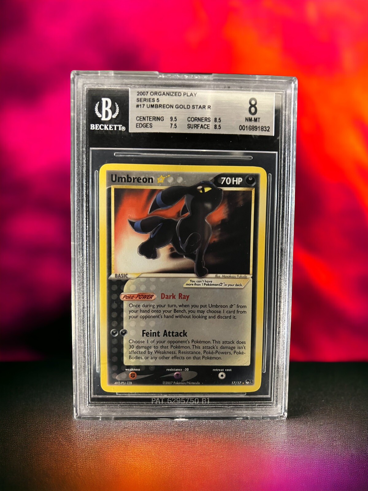 2007 Pokemon Pop Series 5 #17 Umbreon Gold Star BGS 8 | eBay