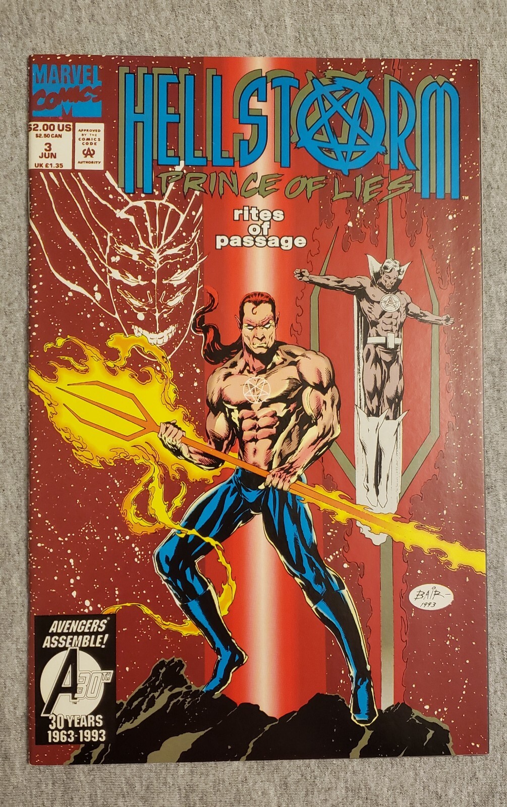 Hellstorm: Prince of Lies #3 Marvel comics 1993 | eBay