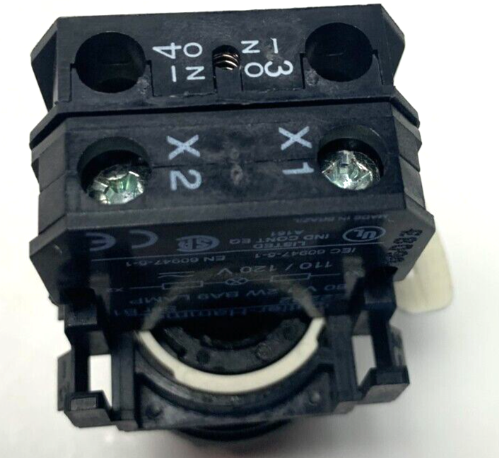 E22TB3X10A Eaton Push to test monentary Button 1NO 120vac incandescent ...