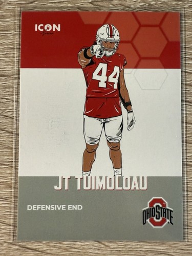 2023 ONIT - ICON insert - JT Tuimoloau - Ohio State Buckeyes | eBay