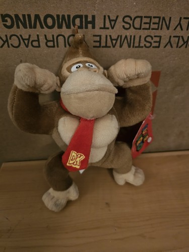 DK Donkey Kong 10" Plush Doll Stuffed Toy Official Licensed Nintendo ...