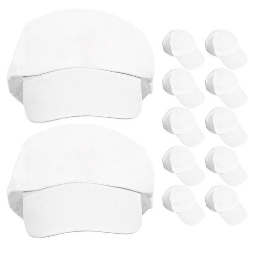 12 Pcs Painting Caps Plain Hats Kids Lightweight Baseball for Crafting ...