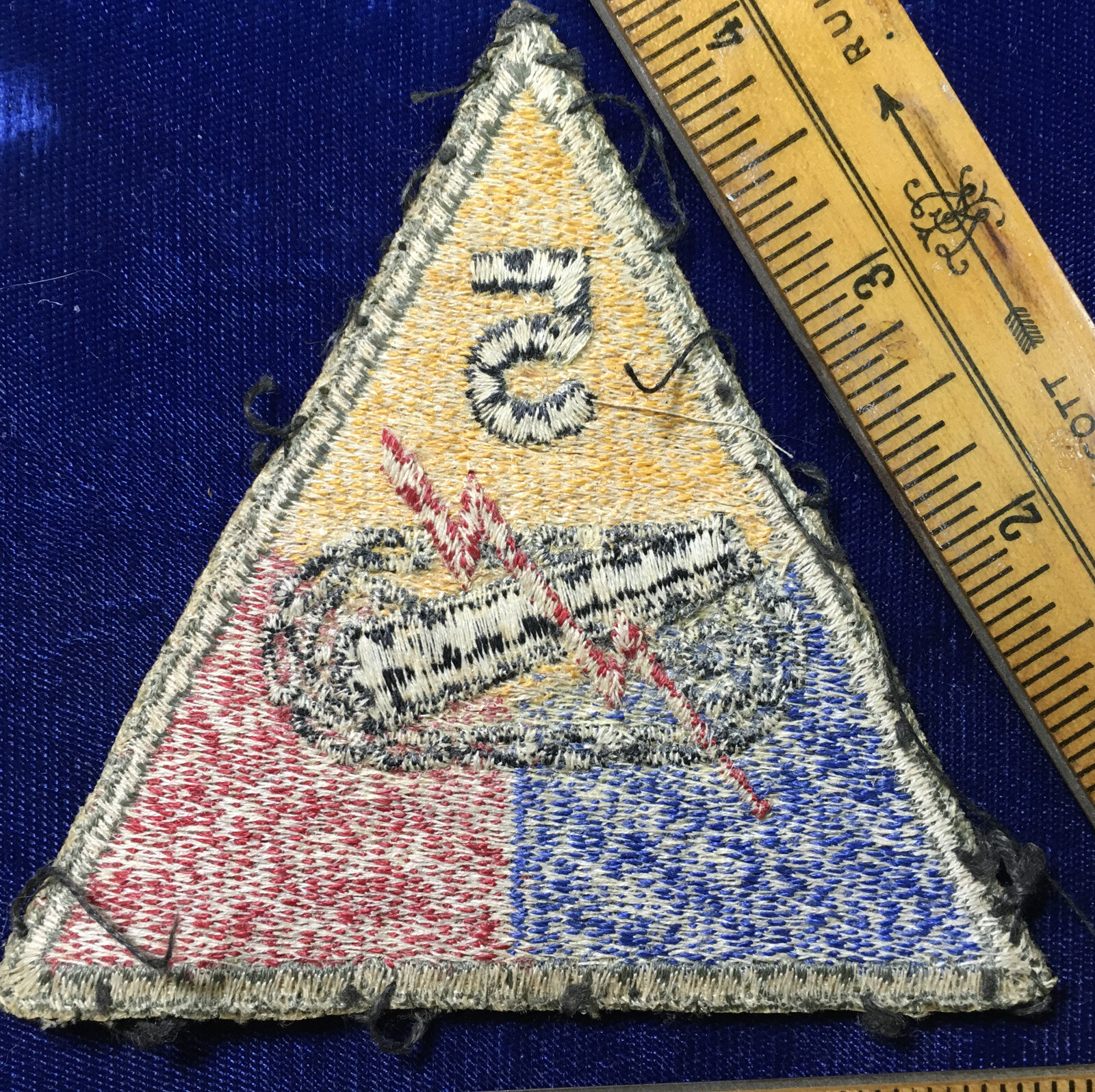 NANEE-B) WW II US ARMY 5TH ARMORED DIVISION, PATCH, CUT EDGE, B23226 | eBay