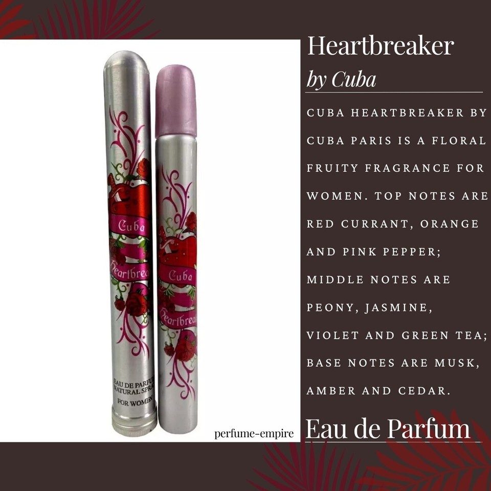 Cuba Heartbreaker by Cuba perfume for women EDP 1.17 oz New in Can ...