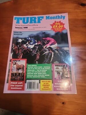 Turf Monthly January 1996 Magazine | eBay