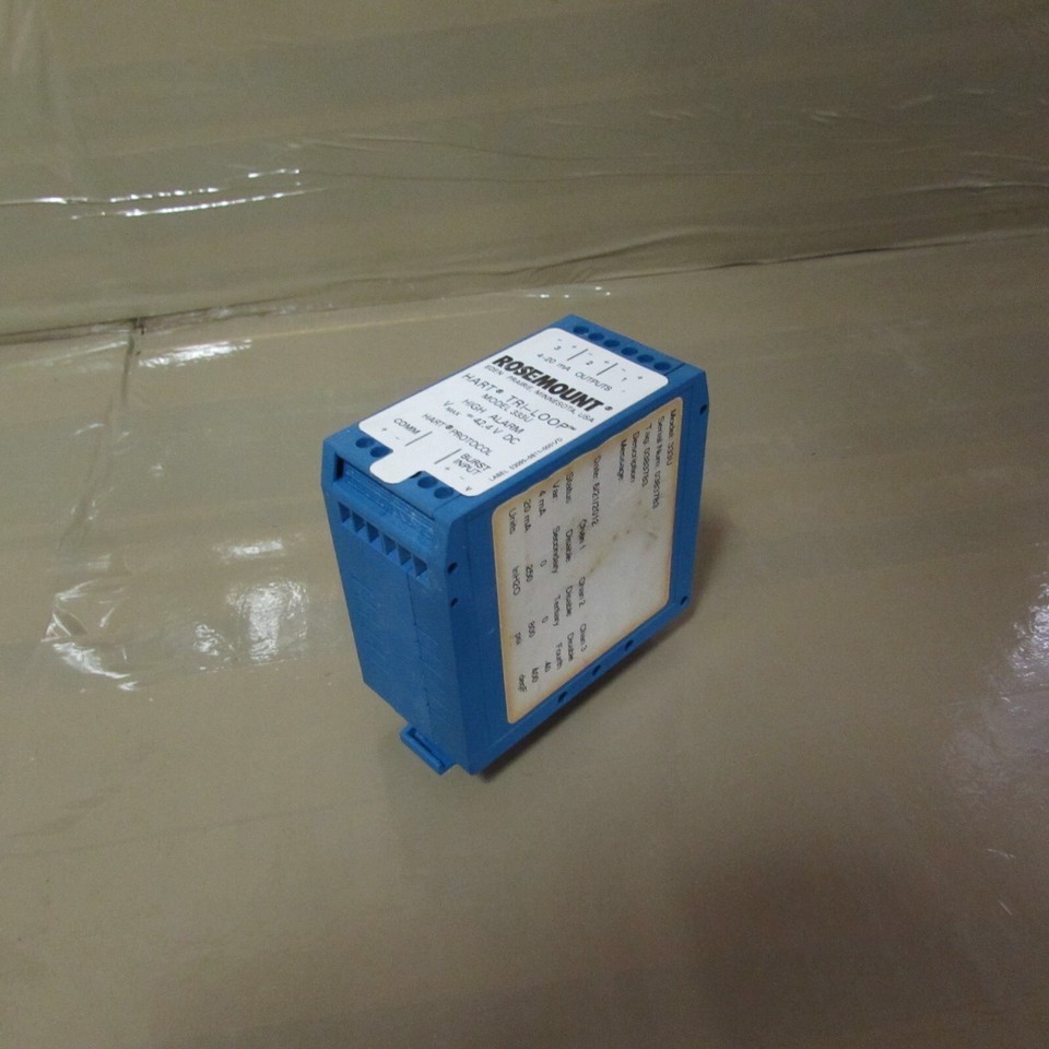 ROSEMOUNT 333U HART TRI-LOOP HIGH ALARM MODULE! XLNT TAKEOUT, MAKE ...