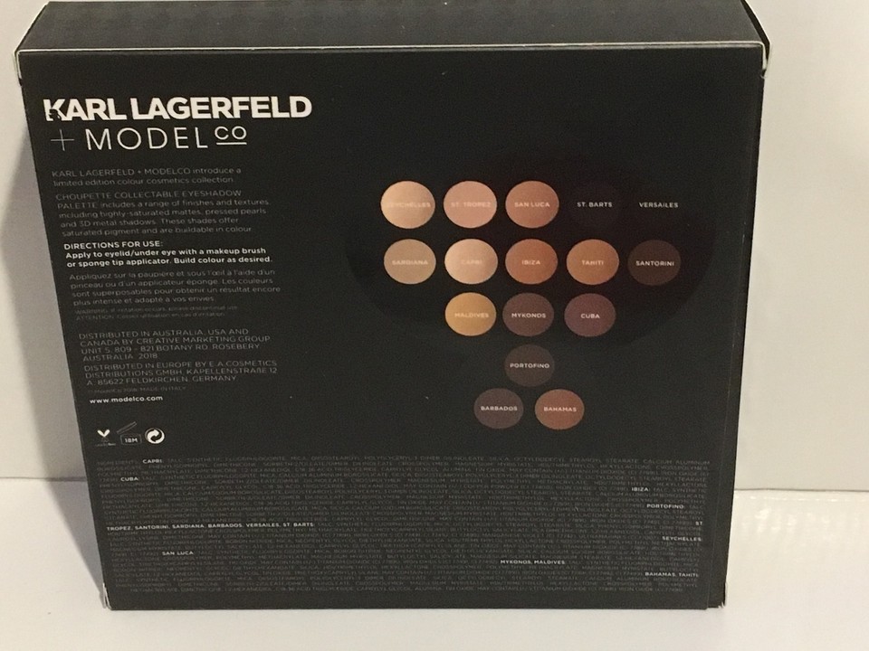 KARL LAGERFELD + MODELCO Choupette Collectable Eyeshadow Palette Day to ...