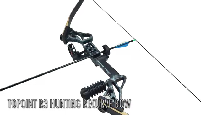 Topoint R3 Recurve Bow Set Archery Takedown R3 58 Inch RH Target ...