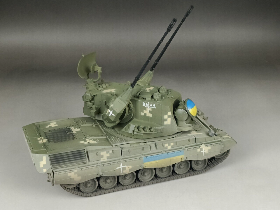 1/35 Built Modern Ukrainian German-Made Gepard Anti-Air Flakpanzer Tank ...