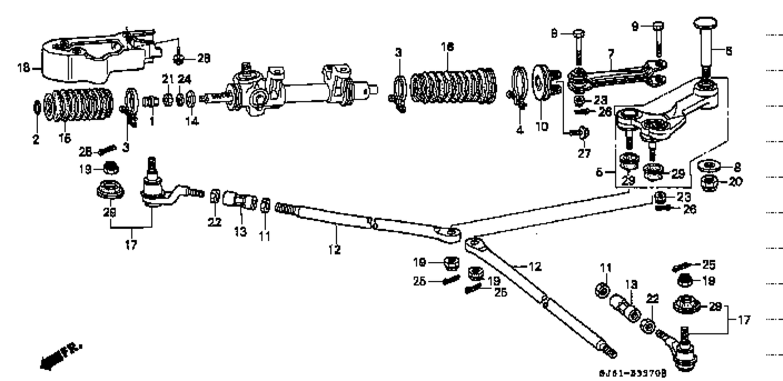 HONDA Genuine OEM ACTY TRUCK HA1 HA2 HA3 HA4 Steering Center Arm | eBay