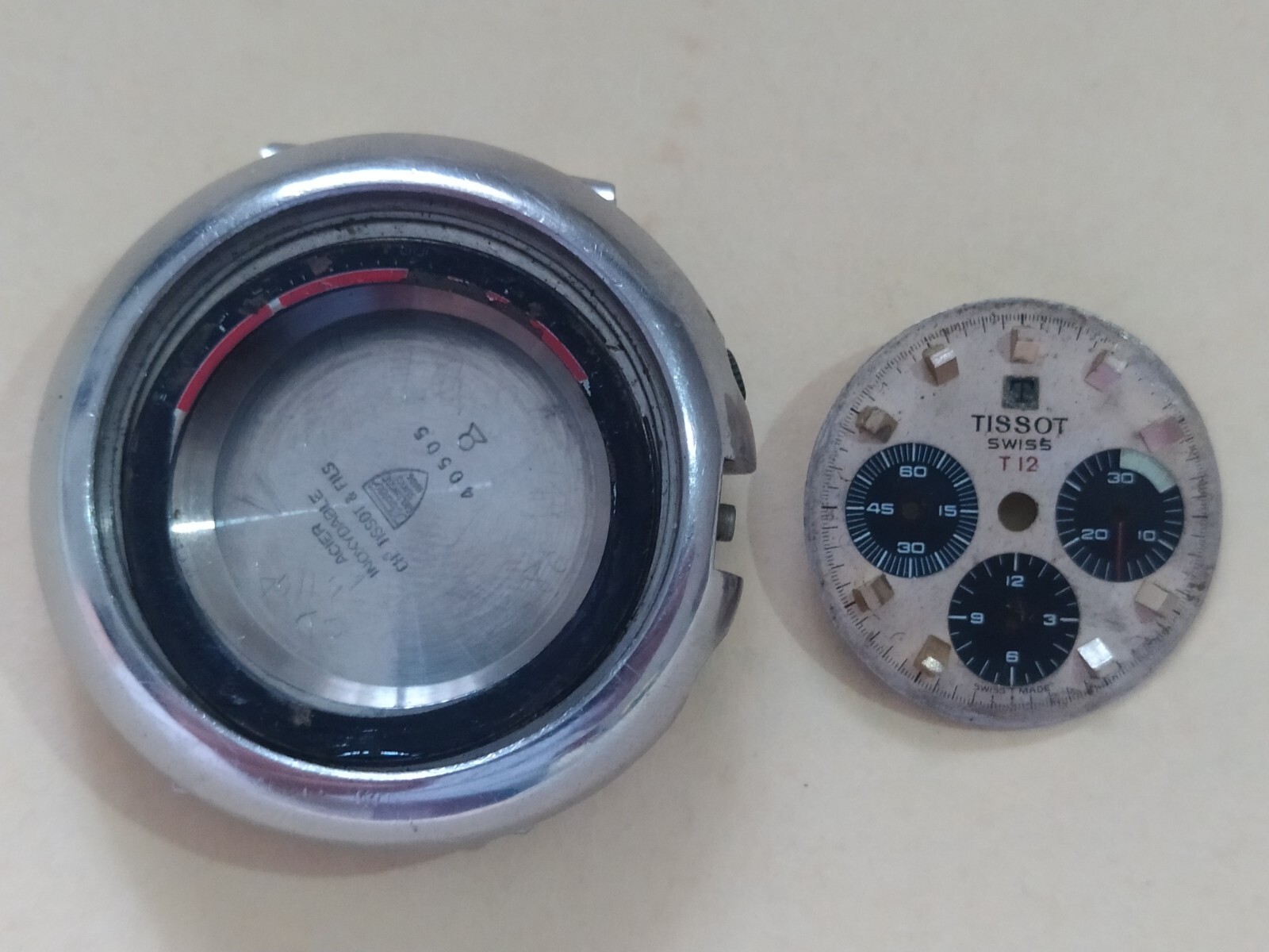 Tissot T12 UFO 40505 Chronograph Parts | eBay