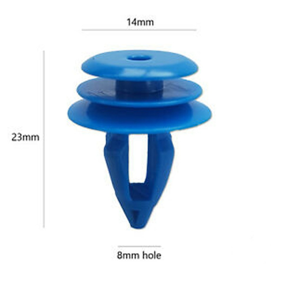 50x Clips For Land Rover Range Evoque Trim Front/Rear Wheel Arch Blue ...