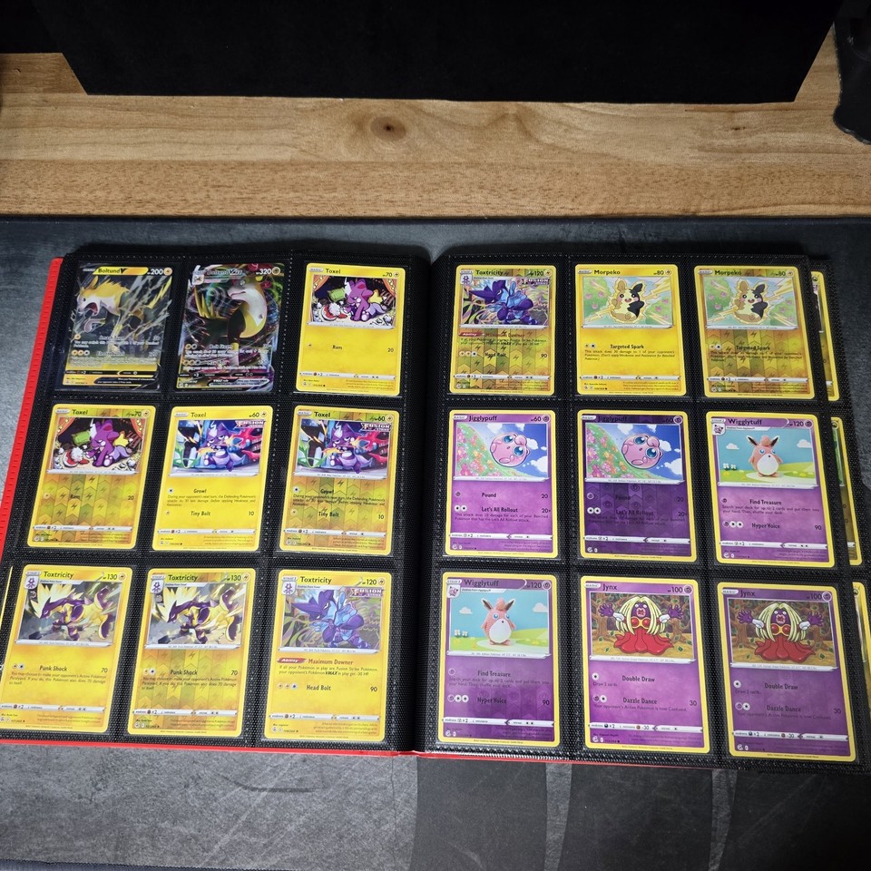 Fusion Strike 92% of Master Set 100% Base Set 461/501 Cards Pokemon TCG ...