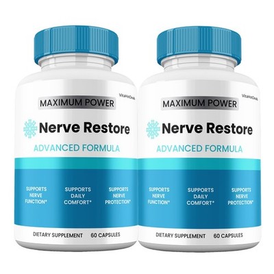 Nerve Restore Capsules, NerveRestore Cognitive and Brain Supplement (2 ...